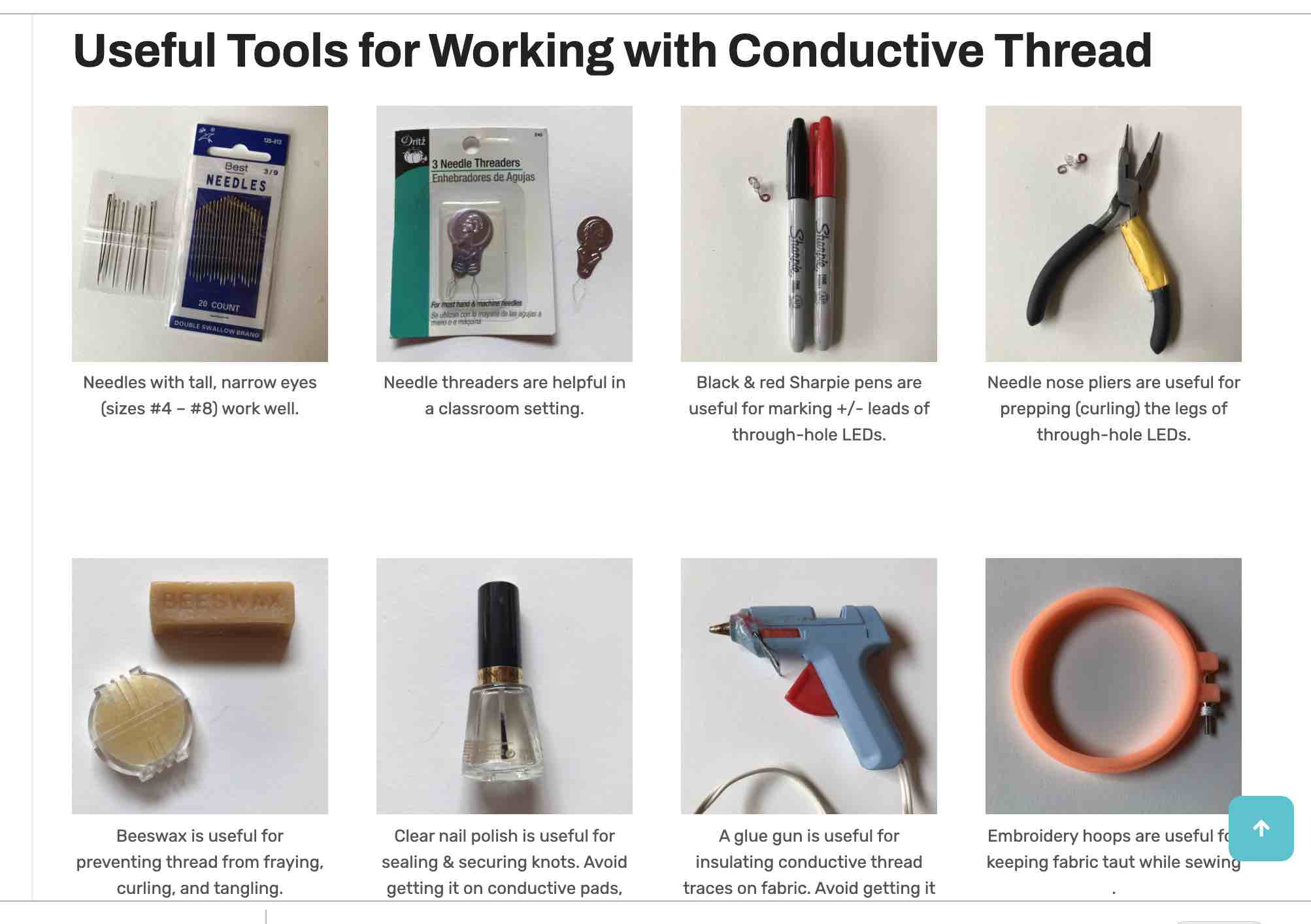 A Guide to Conductive Thread | Artmaker Blog